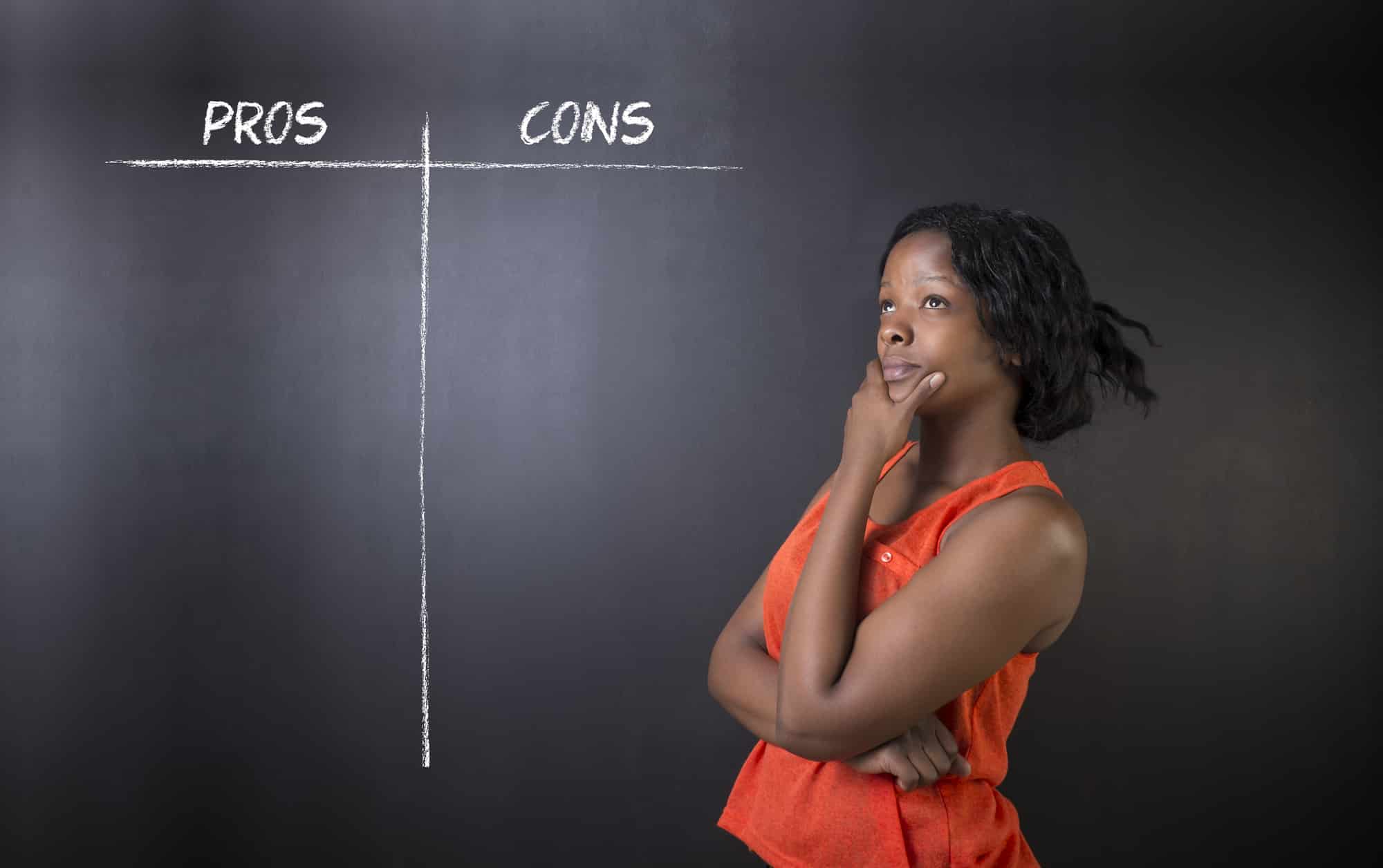 Pros and Cons List: Make Tough Decisions Easier